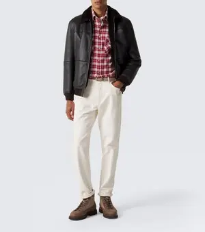 Eleventy Plaid Cotton Shirt