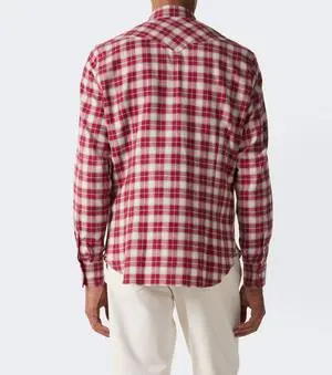 Eleventy Plaid Cotton Shirt