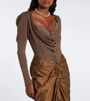 VIVIENNE WESTWOOD Bea Lame Cardigan