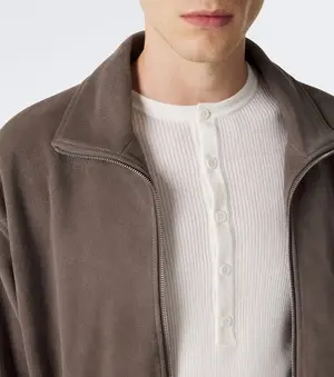 LISA YANG Falk Cotton And Cashmere Henley Shirt - White