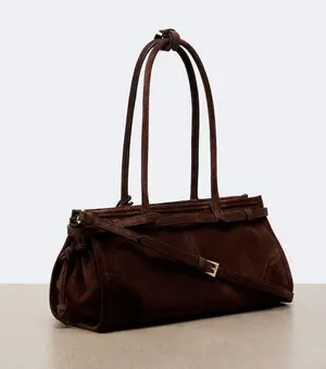 Prada Bonnie Mini Suede Top-handle Bag