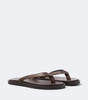 Studio Nicholson Leather Thong Sandals - Brown