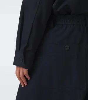 Studio Nicholson Pleated Cotton Wide-leg Trousers