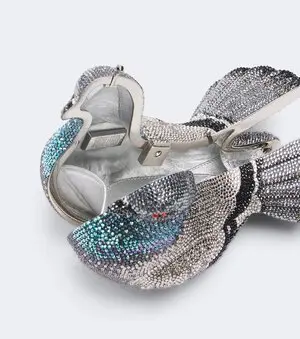 Judith Leiber Pigeon Embellished Clutch