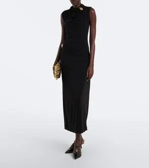 Altuzarra Betsy Embellished Jersey Midi Dress