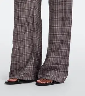 Acne Studios Checked Wide-leg Pants