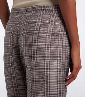 Acne Studios Checked Wide-leg Pants