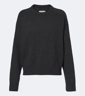 Loulou De Saison Breha Wool And Cashmere Sweater - Grey