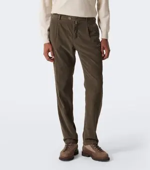 Kiton Cotton Corduroy Tapered Pants