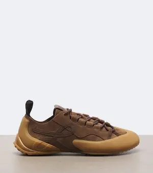 Loewe Grip Anagram Suede Sneakers