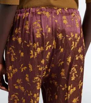 Dries Van Noten Floral Wide-leg Pants