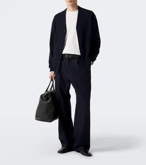 LISA YANG Fenris Cashmere V-neck Cardigan - Blue