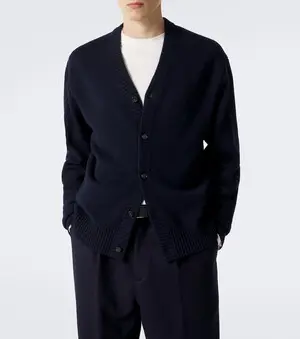 LISA YANG Fenris Cashmere V-neck Cardigan - Blue