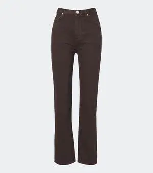 Loulou De Saison Jude Straight Jeans - Brown