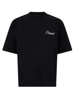 Dsquared2 T-shirt With Embroidery - Black