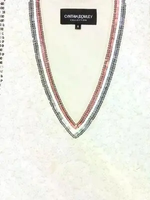 Cynthia Rowley Blair Sequin Embellished V-neck Sleeveless Dress