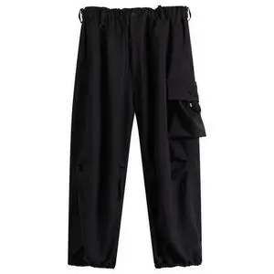 Y3 Sport Uniform Wide Cargo Pants - Black