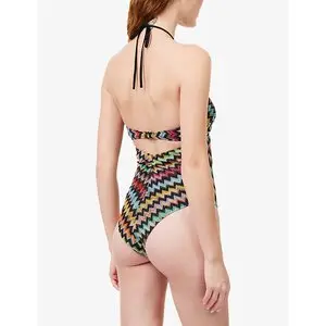 Missoni Zig-zag Pattern One-piece Swimsuit