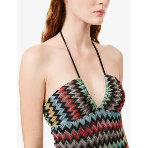 Missoni Zig-zag Pattern One-piece Swimsuit
