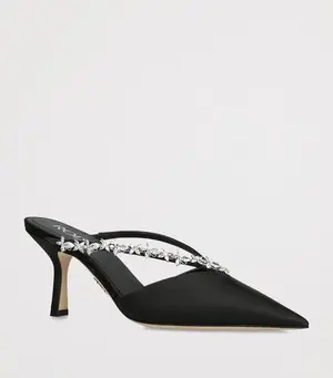 Rodo Satin Kayla Heeled Mules 75