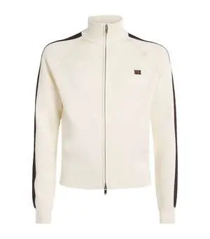WALES BONNER Knitted Tide Track Jacket - Ivory