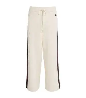 WALES BONNER Knitted Tide Sweatpants - Ivory