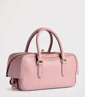Balenciaga Lambskin Le 7 Bowling Bag