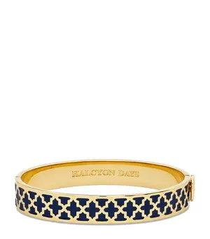 Halcyon Days Gold-plated Agama Bangle