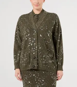 Marina Rinaldi Embellished Cardigan