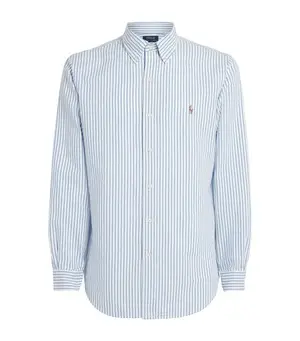 Polo Ralph Lauren Cotton Seersucker Stripe Shirt - White