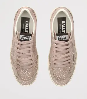 GOLDEN GOOSE Suede Embellished Ball Star Sneakers