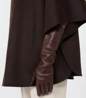 Max Mara Lambskin Long Gloves