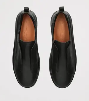 Santoni Leather Victory Sneakers
