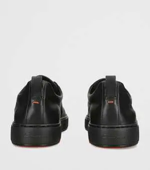 Santoni Leather Victory Sneakers