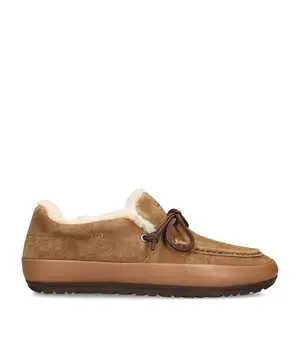 UGG Suede Quill Slip-on Shoes - Beige