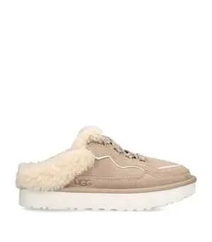 UGG Suede Lowmel Mules - Grey
