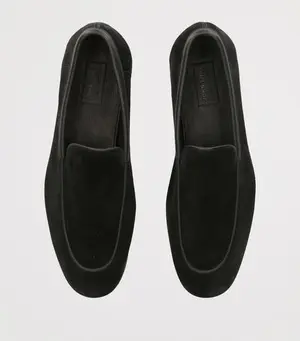 John Lobb Suede Tyne Ii Loafers