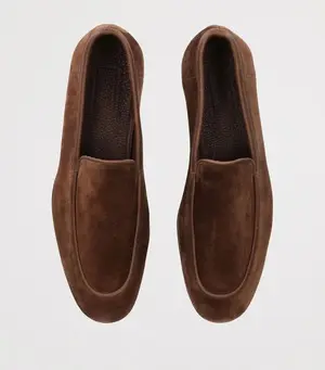 John Lobb Suede Tyne Ii Loafers