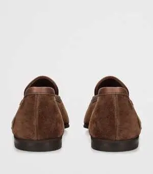 John Lobb Suede Tyne Ii Loafers