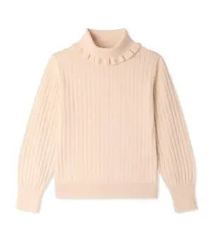 Bonpoint Wool-cotton Rollneck Jumper