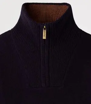 Bonpoint Wool Quarter-zip Sweater