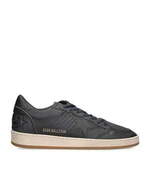 GOLDEN GOOSE Leather Ball Star Sneakers - Navy