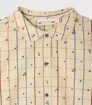 Bonpoint Cotton Check Blouse