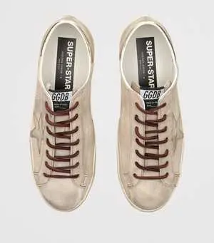 GOLDEN GOOSE Suede Super-star Sneakers