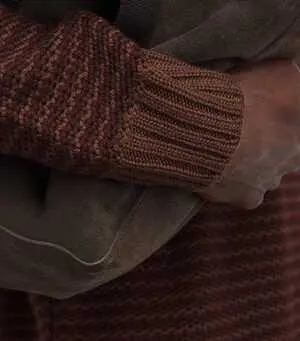 Corneliani Virgin Wool-cashmere Stripe Sweater