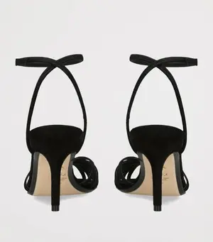 ALEVI MILANO Suede Blake Heeled Sandals 75