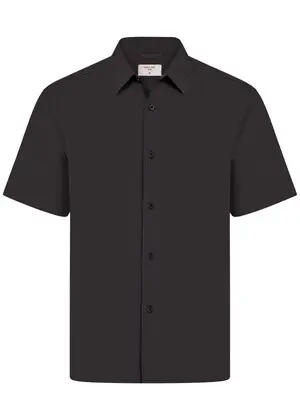 PERCIVAL Striped Seersucker Shirt - Navy