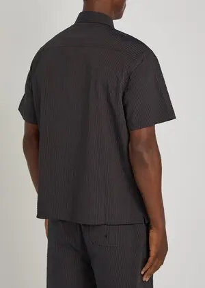 PERCIVAL Striped Seersucker Shirt