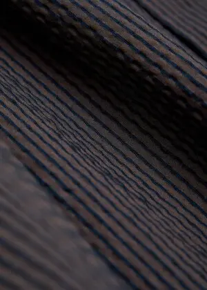 PERCIVAL Striped Seersucker Shirt