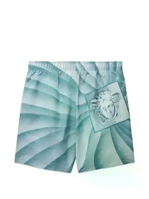 Versace Printed Boardshorts - Blue